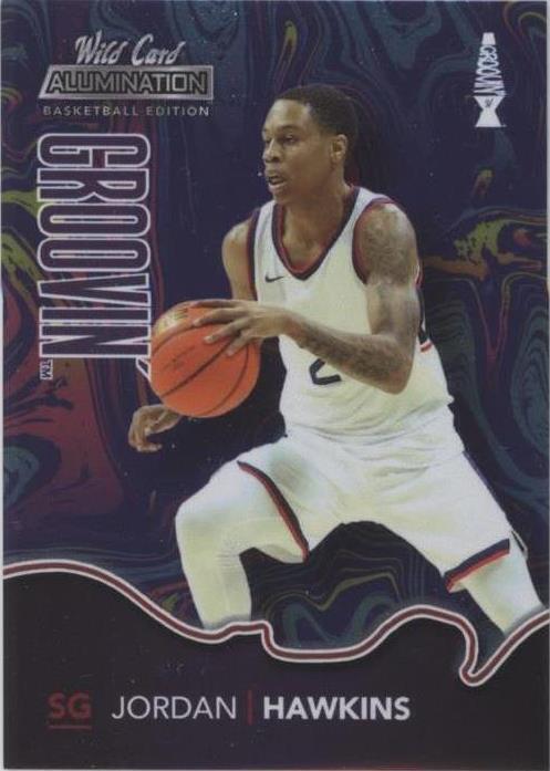 2021-22 Wild Card Alumination - Groovin' Jordan Hawkins #BG-27 Blue ...