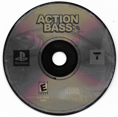 Action Bass Fishing PS1 Sony PlayStation 1 Video Game By Take2 Disc ...