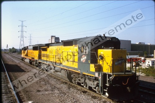 Original Slide Chicago & NorthWestern CNW 8542 GE C41-8 Proviso ILL 10 ...