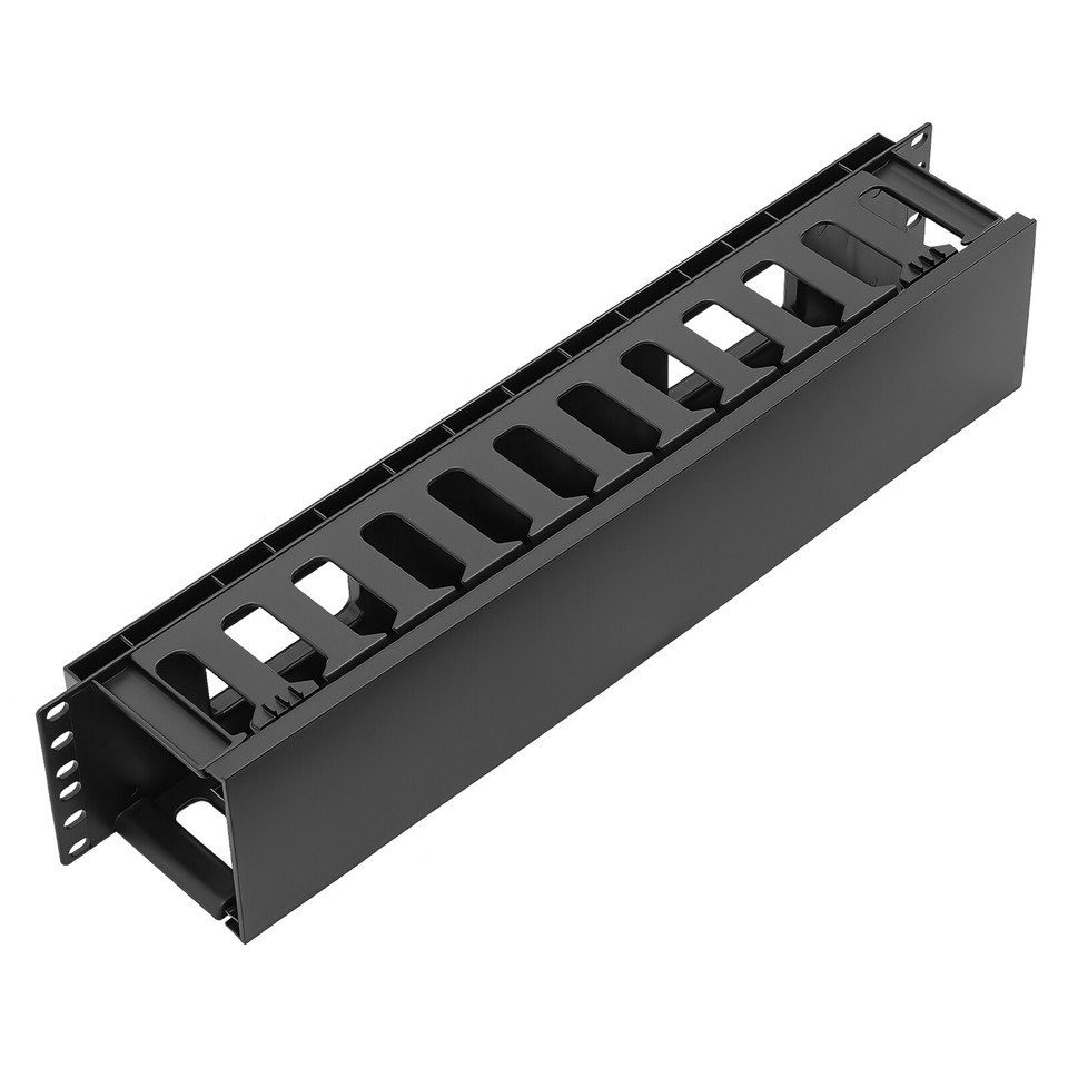 4 Pack Horizontal Rack Mount Cable Management, Cable Organizer, Cable ...