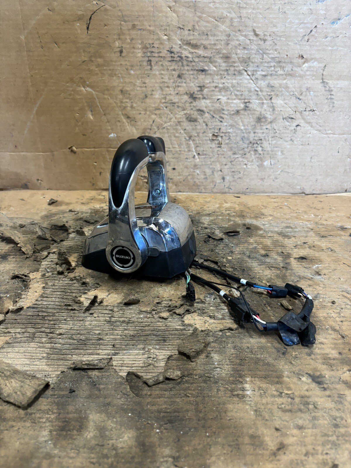 OEM SUZUKI Dual Top Mount Binnacle Remote Control Box Fly By Wire 67200 ...