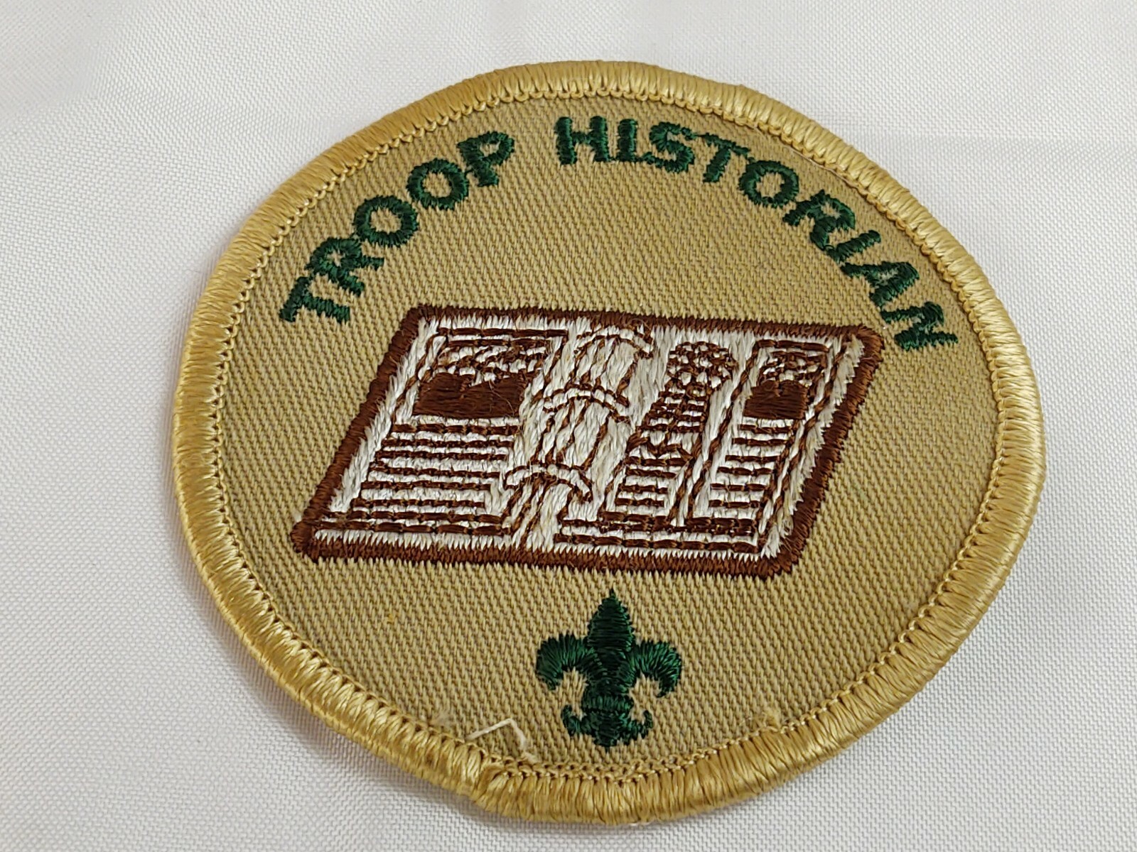 Vintage Troop Historian Round 3" Embroidered Uniform Patch Boy Scouts ...