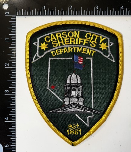 VINTAGE OBSOLETE Carson City Nevada NV Sheriff Patch | eBay
