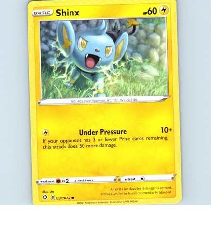 2021 Shinx 031/072 Pokemon Card | eBay