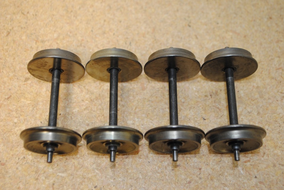 (4) G-Scale Metal Wheel Set for USA Trains/LGB/Aristo-Craft/Bachmann | eBay