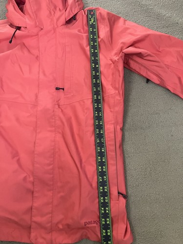Patagonia Jacket Womens L red shell H2NO Waterproof Rain Weatherproof ...