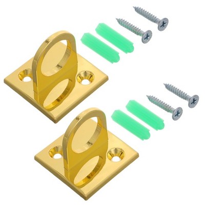 2 Pcs Metal Hanging Loop Rope Barrier Hooks Ceiling Mount Eye Bolt ...