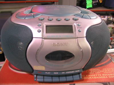 Sony CFD-E55 CD/Radio/Cassette Boombox for sale online | eBay