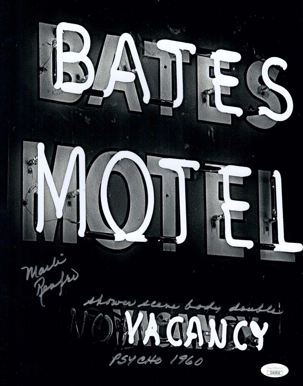 MARLI RENFRO Signed PSYCHO Shower Body Double 11x14 Photo Autograph JSA ...