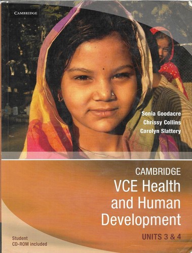 Cambridge VCE Health and Human Development Units 3 and 4 by Sonia ...