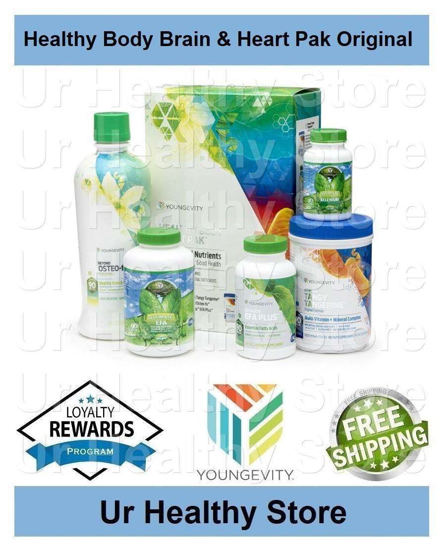 Healthy Body Brain and Heart Pak Original Youngevity PACK **LOYALTY ...