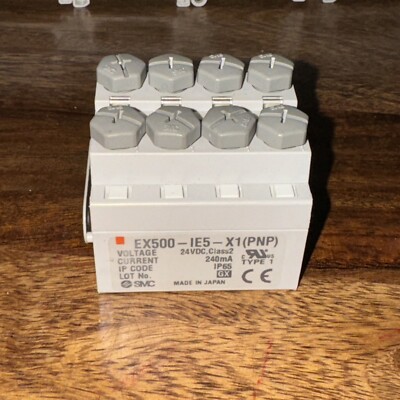 SMC EX500-IE5-X1 / EX500IE5X1 Input Block, New, PFL1 | eBay