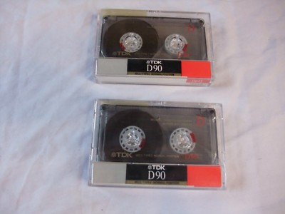 TDK D90 Lot of 2 Audio Cassette Tapes | eBay