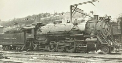 Vintage 1937 Real Photo Steam Engine Train Pendleton Railroad ...