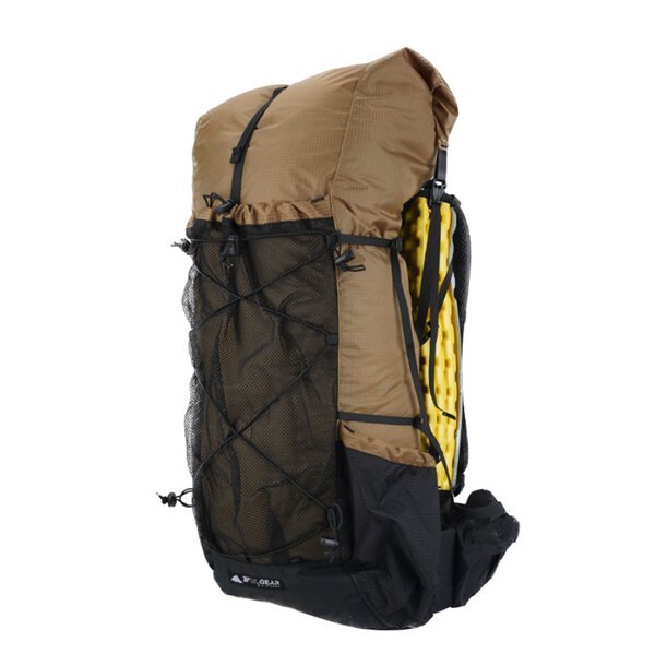 Ultralight 850g Water resistant Frameless Hiking Backpack Bag 40+16L 3F ...