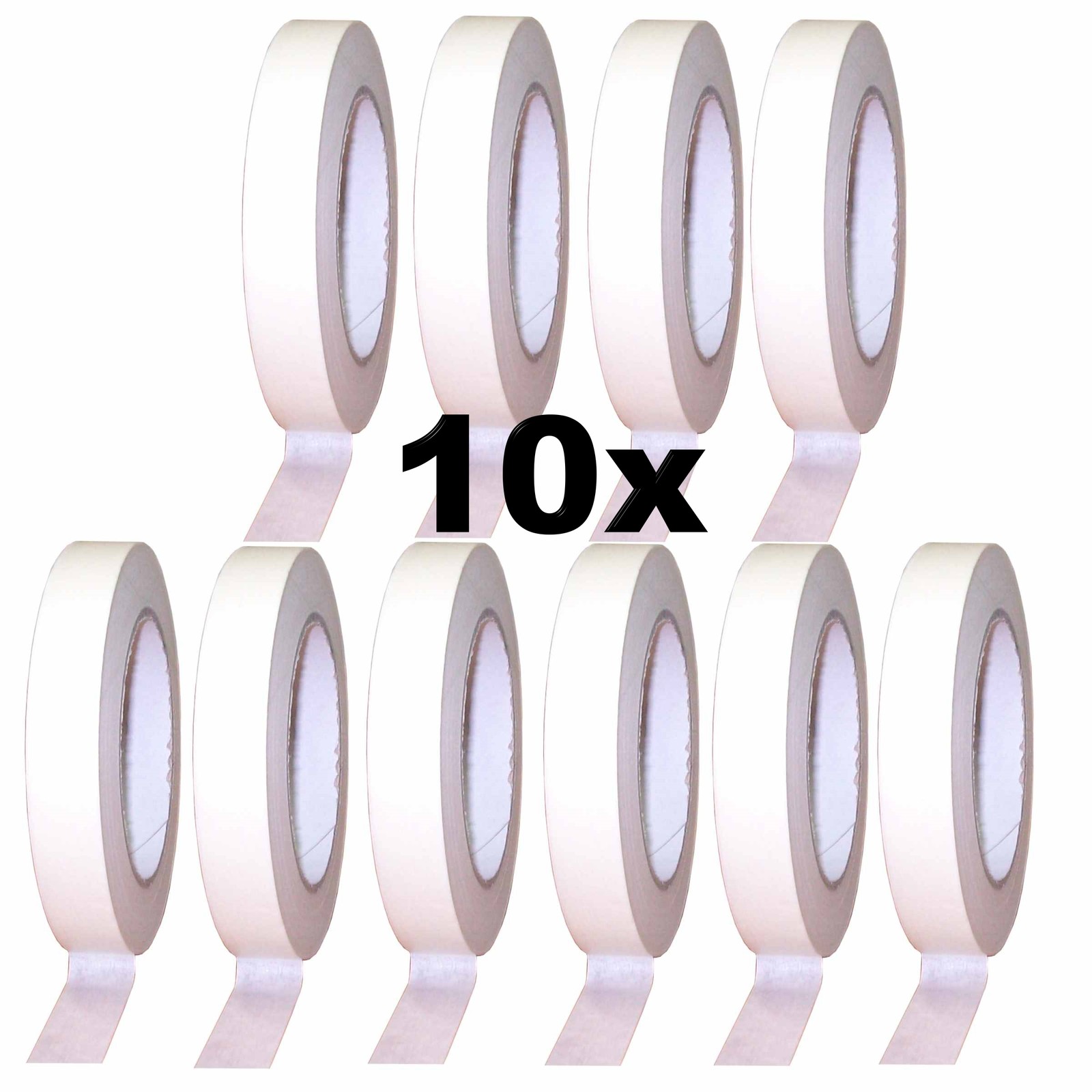 Klebeband 10 Rollen 18mm x 50m Abdeckband für Autolack Lackierer von ...