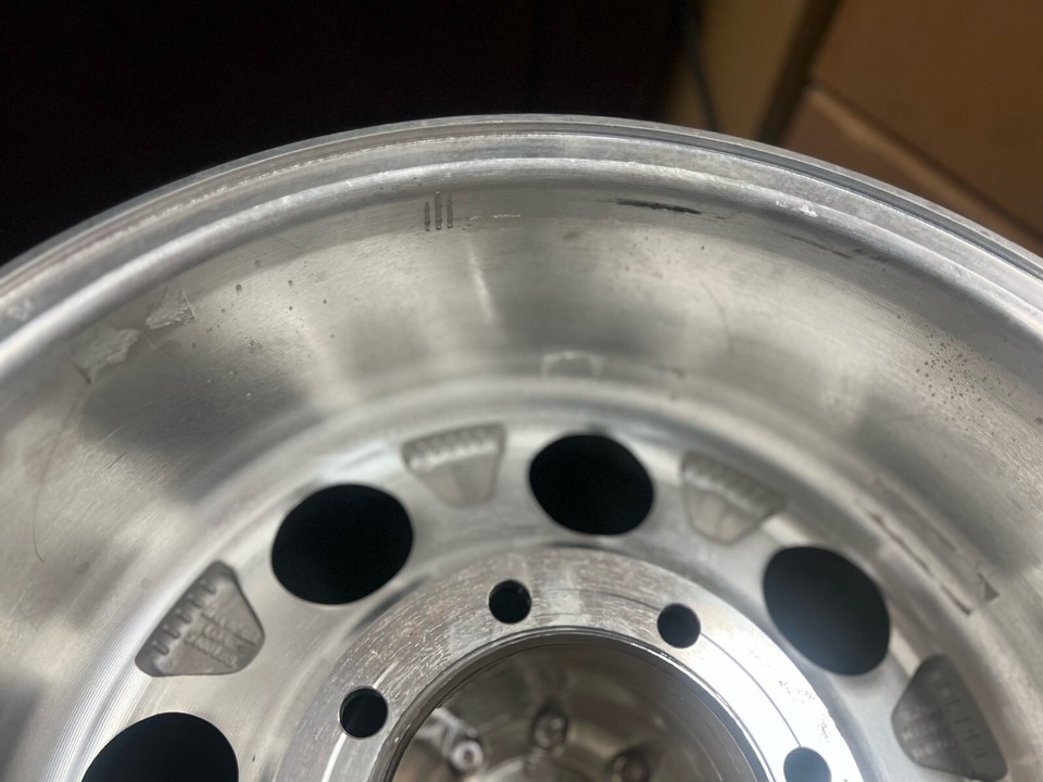 Rare Pacer 16x8 Polished Aluminum Wheel - 164P-6881 - Complete Set of ...