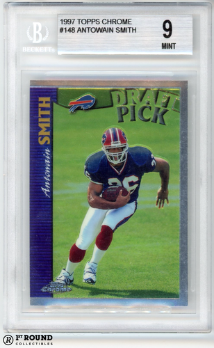Antowain Smith RC BGS 9: 1997 Topps Chrome Rookie Card #148 | eBay