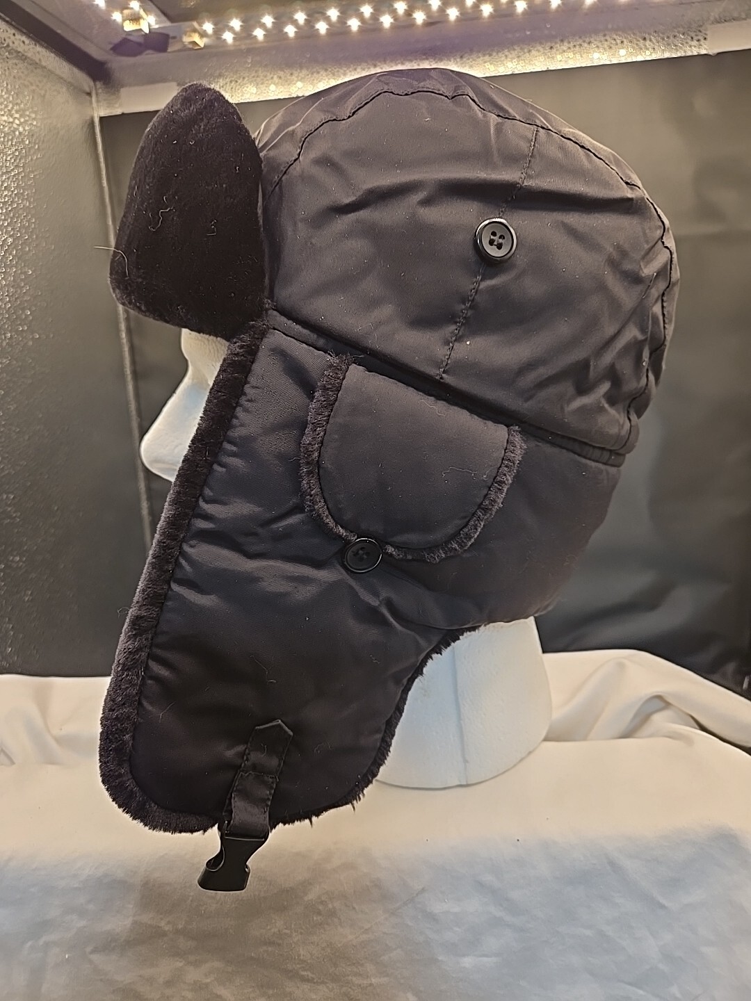 MIL-TEC MA-1 Winter Pilot Hat - Men's, Black, Med 12105002-905 | eBay