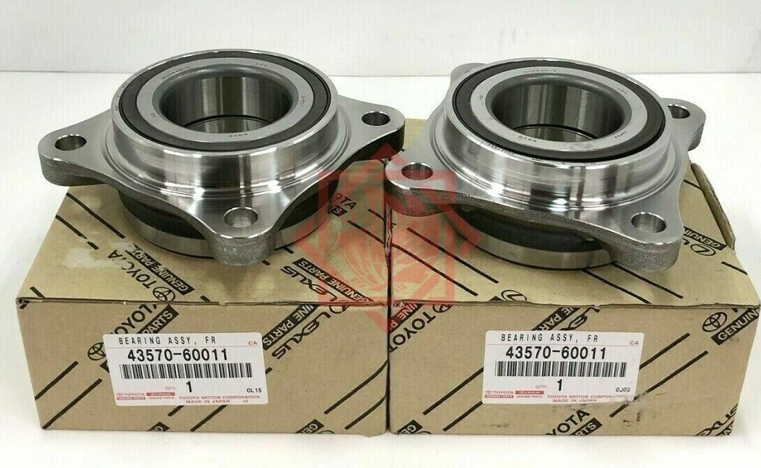 GENUINE FRONT WHEEL HUB BEARING 43570-60011(RH&LH SET), GX460, 4 RUNNER ...