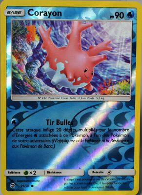 carte Pokémon 27/70 Corayon 90 PV - REVERSE SL7.5 - Majesté des Dragons ...