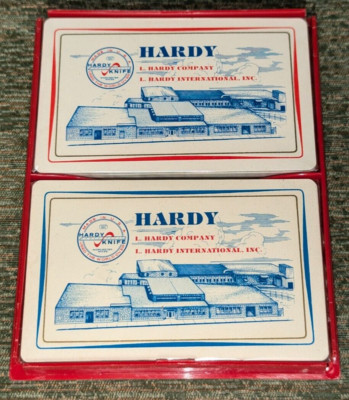 L. Hardy Company Knife - Worcester Massachusetts USA Playing Cards Deck ...