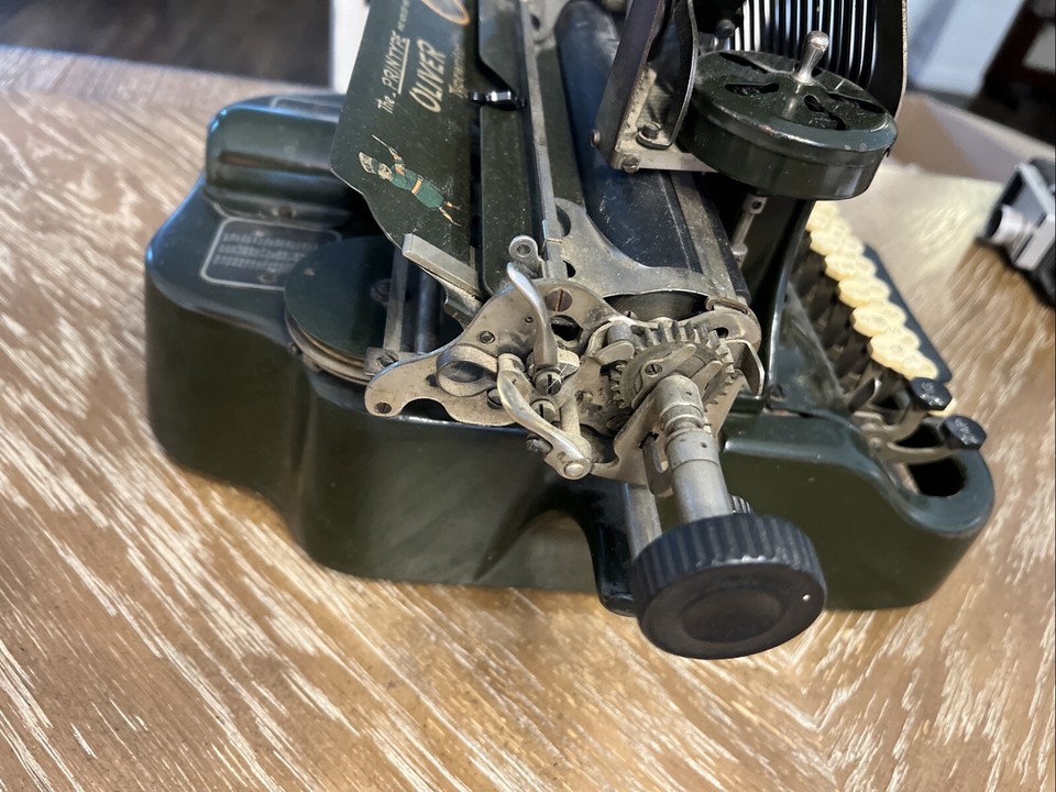 Antique Oliver Typewriter No. 9 Printype Standard Batwing Vintage | eBay