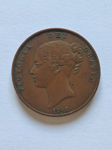 An 1841 Queen Victoria 'Young Head' (VF) one penny coin | eBay UK