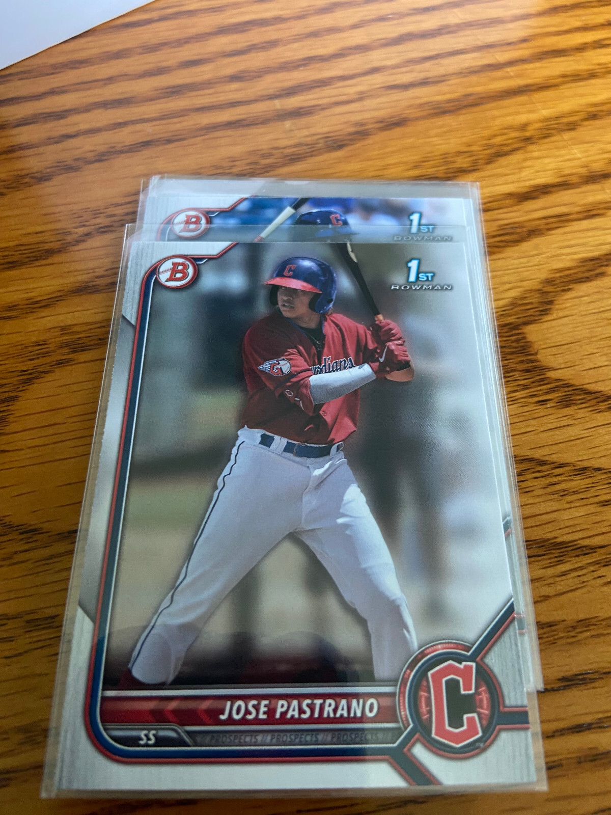 2022 Bowman Prospects #BP-21 Jose Pastrano 1st Bowman Cleveland ...