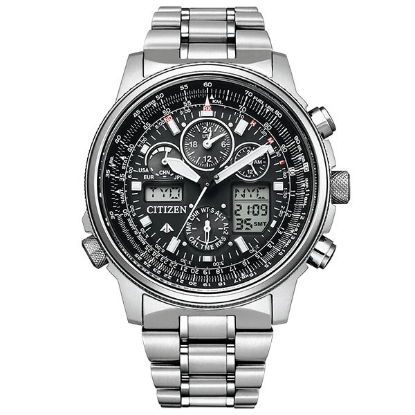 Citizen Promaster Sky PMV65-2271 Eco-Drive Solar Atomic Titanium From ...