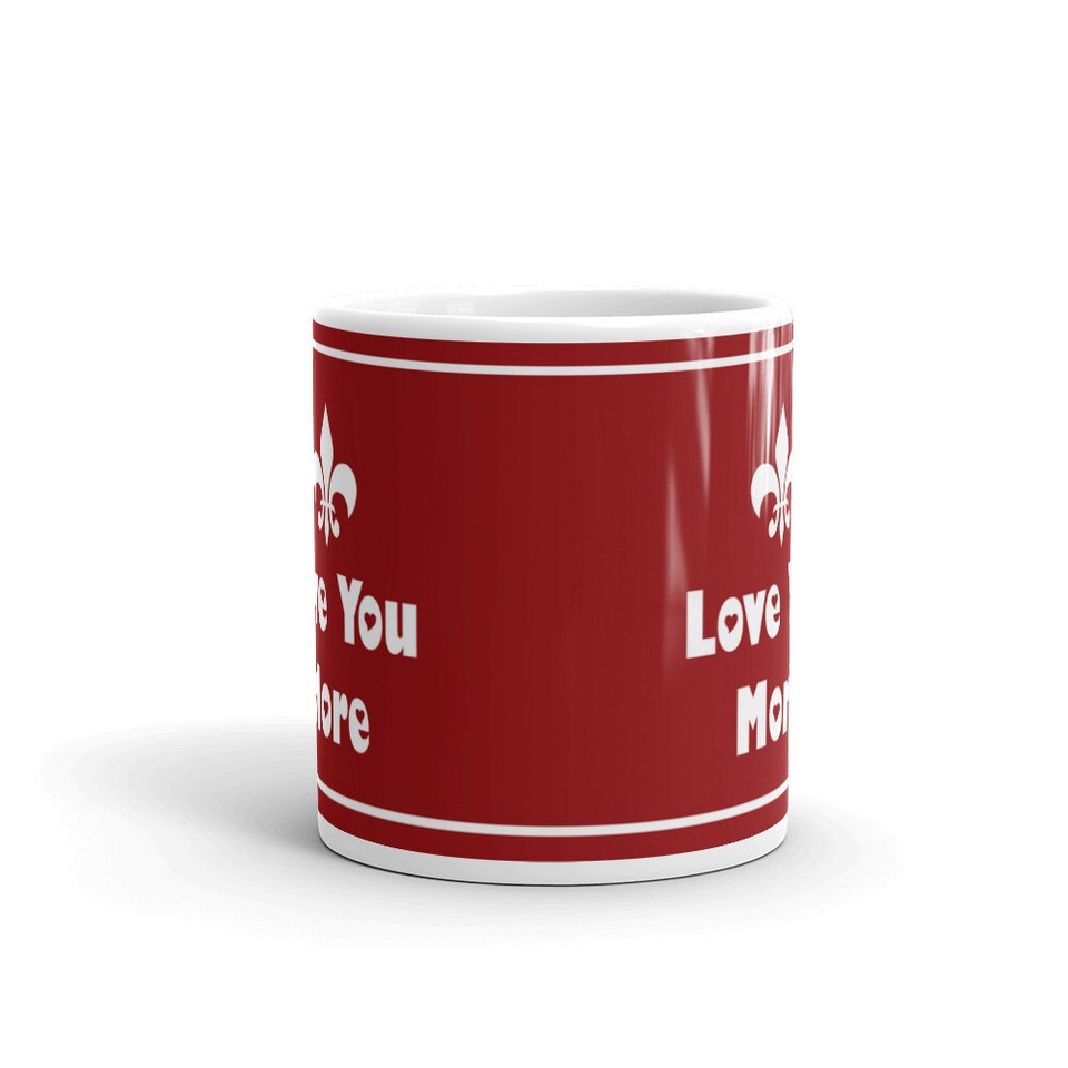 Love You More Dating Anniversary Boyfriend Cup Gift Coffee Tea Ceramic ...