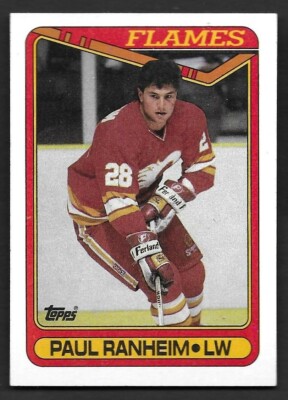 1990-91 Topps #20 Paul Ranheim RC Calgary Flames | eBay
