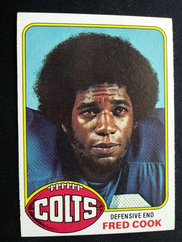 1976 Topps Football Card # 503 Fred Cook - Baltimore Colts | eBay