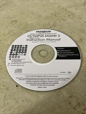 Olympus Master 2 PC Software | eBay