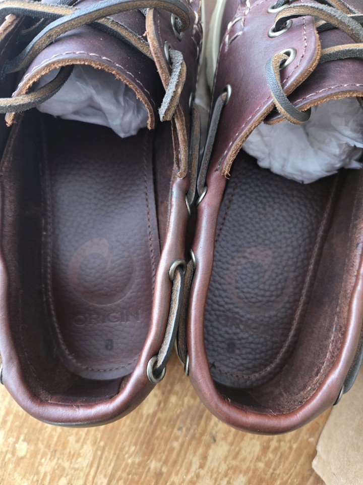 Origin USA American Made Bison Boat Shoes Men’s New 8D | eBay