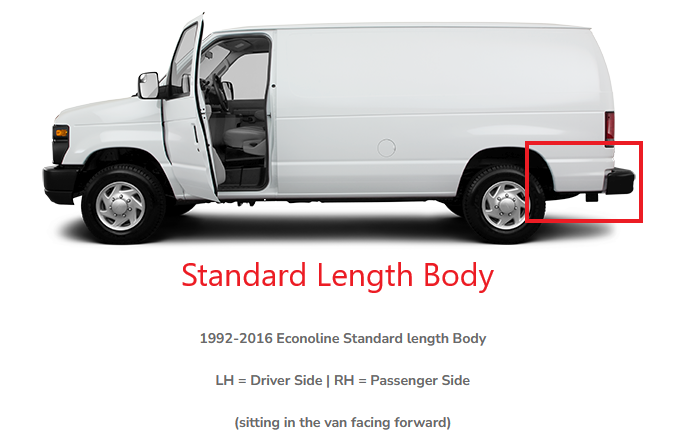 1992-2016 Econoline Van Rocker Panel/Quarter Panel Repair KIT For ...