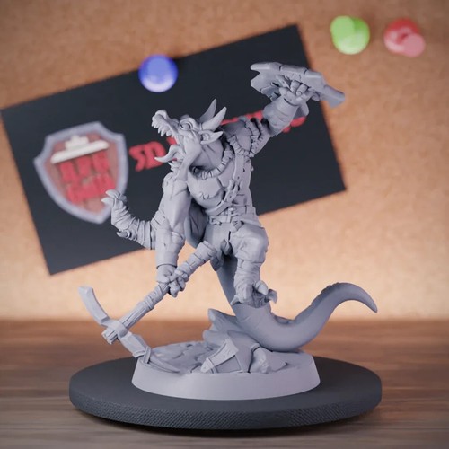 Kobold Miner Miniature Dragon Guardian DnD Dungeons and Dragons Mini ...