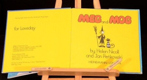 1972 3vol Meg and Mog Megg's Eggs Meg at Sea Helen Nicoll FIRST ...