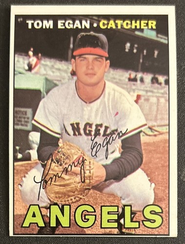1967 Topps Tom Egan Baseball Card #147 Angels Catcher FR/GD O/C | eBay