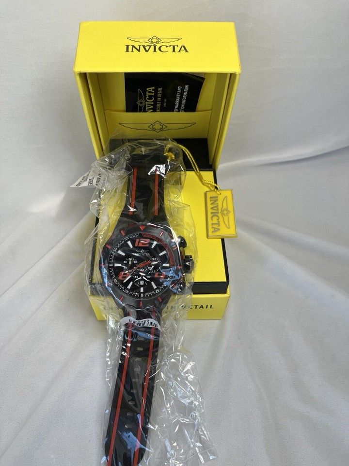 Invicta Men's 20109 Quartz Chrono S1 Rally Stainless Steel Black and ...