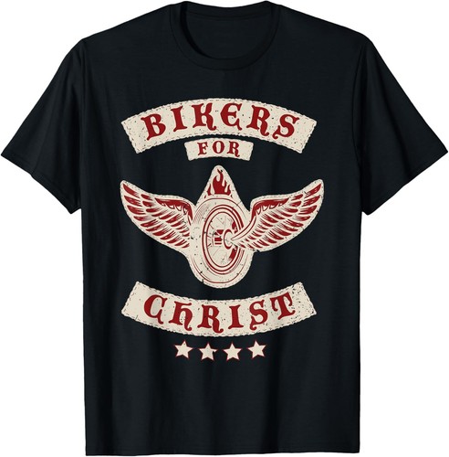 NEW LIMITED Bikers for Christ Christian Motorcycle Patch Faith Tee ...