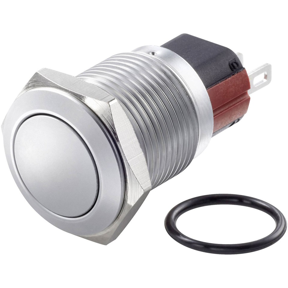 TruComponents 782655 Bottone da Premere,Montaggio Pannello,Spento/( On ...