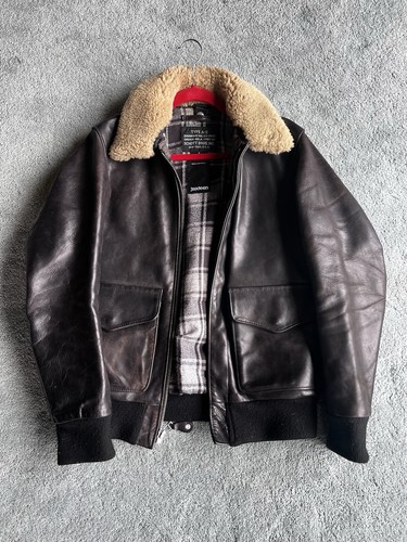 3sixteen X Schott A2 Chromexcel Leather Jacket XS W/removable Sheepskin ...