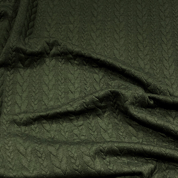 Cable Knit OEKOTEX Certified Craft Dress Fabric/Material 150 cm wide ...