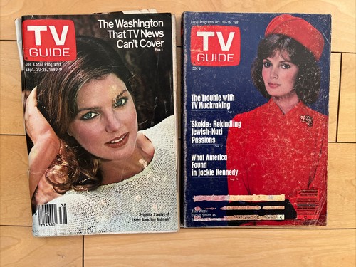 TV GUIDE 1980 & 81 Priscilla Presley & Jacqueline Smith Covers. | eBay