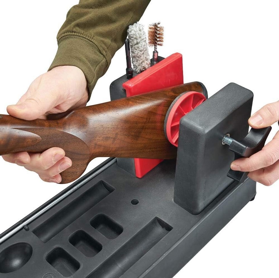 Vise Rifle and Shotgun Vise with Front and Rear Locking Support Grey | eBay