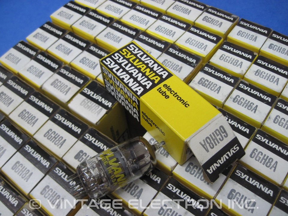 NOS Sylvania 6GH8A (6GH8) Audio Vacuum Tubes - USA - 1970's ($8.95/ea ...