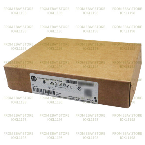 100% New 1756-IA16 SER A ControlLogix 16 Pt D/I 120V AC Module Factory ...