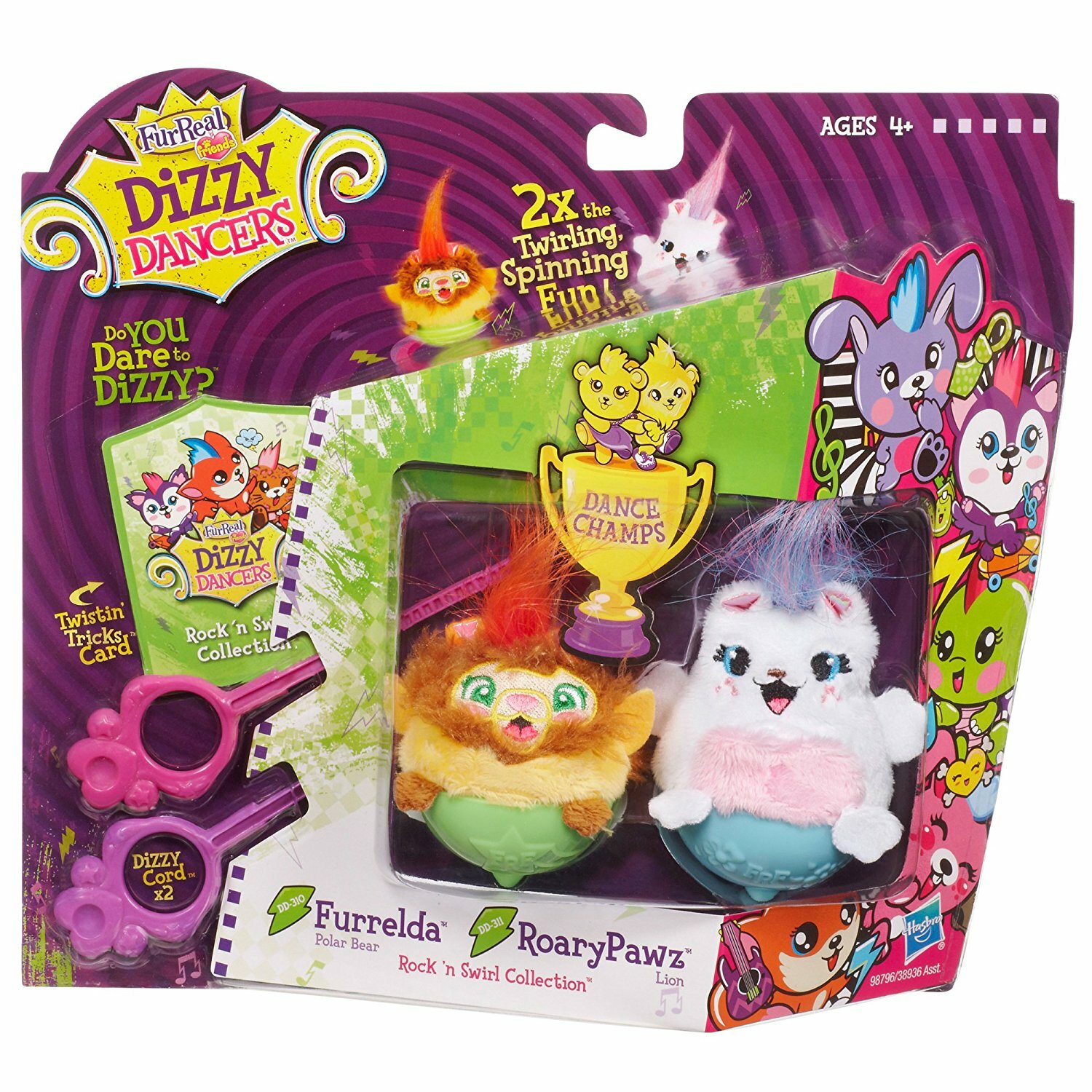 Furreal Friends Dizzy Dancers Dance Champs 2pk - BEAR AND LION | eBay