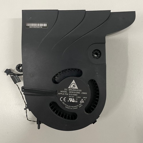 Genuine Apple iMac 27" A1312 Series CPU Cooling Fan BFB1012MD-HM00 610 ...